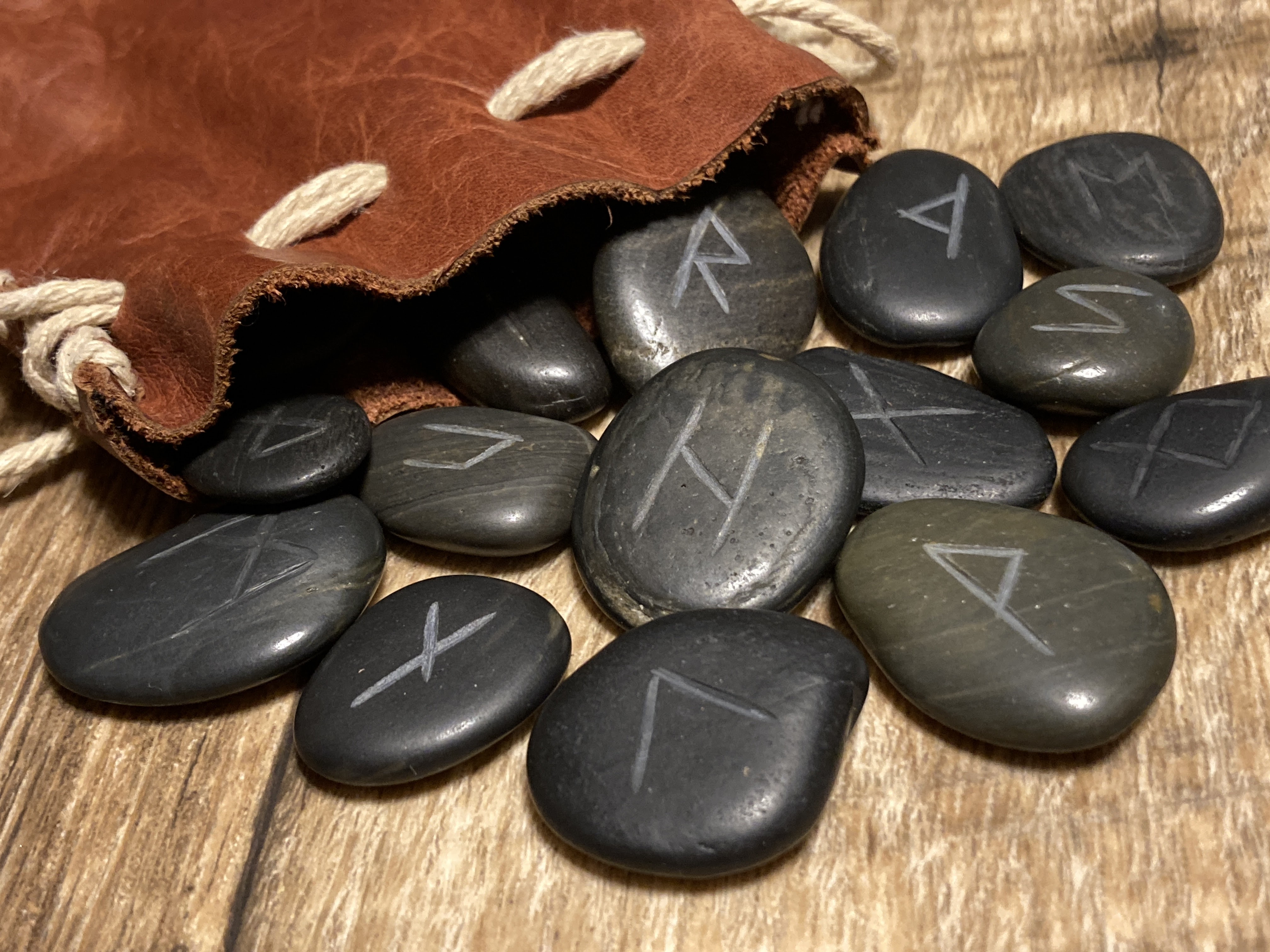 Elder Futhark Runestones – Angist Arts